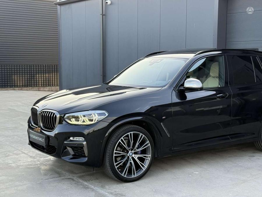 Black BMW X3 2019 in Kaunas, with an engine capacity of 2.99 L and mileage of 259 thousand km for 26999 €, photo 38 on AUTOMOTO.COM.LV