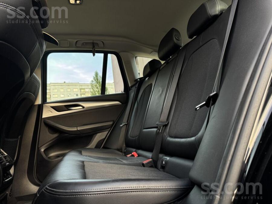 Melns BMW X3 2019 Rīga, ar dzinēja tilpumu 2.00 L un nobraukumu 280 tūkst. km par 16990 €, foto 9 vietnē AUTOMOTO.COM.LV