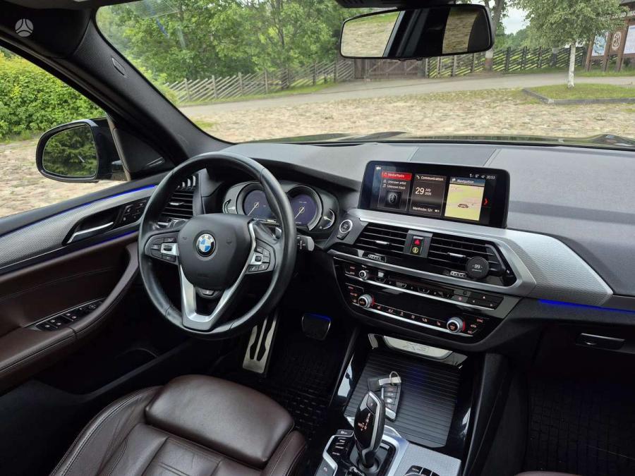 Black BMW X3 2019 in Telschi, with an engine capacity of 2.00 L and mileage of 187 thousand km for 21000 €, photo 25 on AUTOMOTO.COM.LV