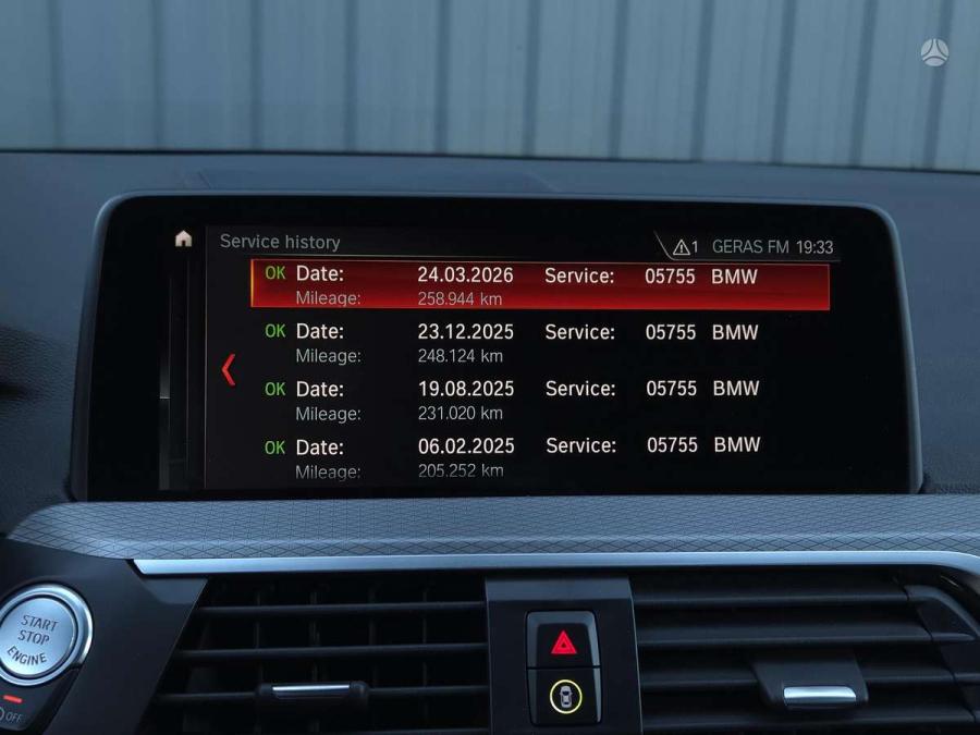 Черный БМВ Х3 2019 в Каунас, объемом двигателя 3.00 л и пробегом 260 тыс. км за 24500 €, фото 30 на AUTOMOTO.COM.LV