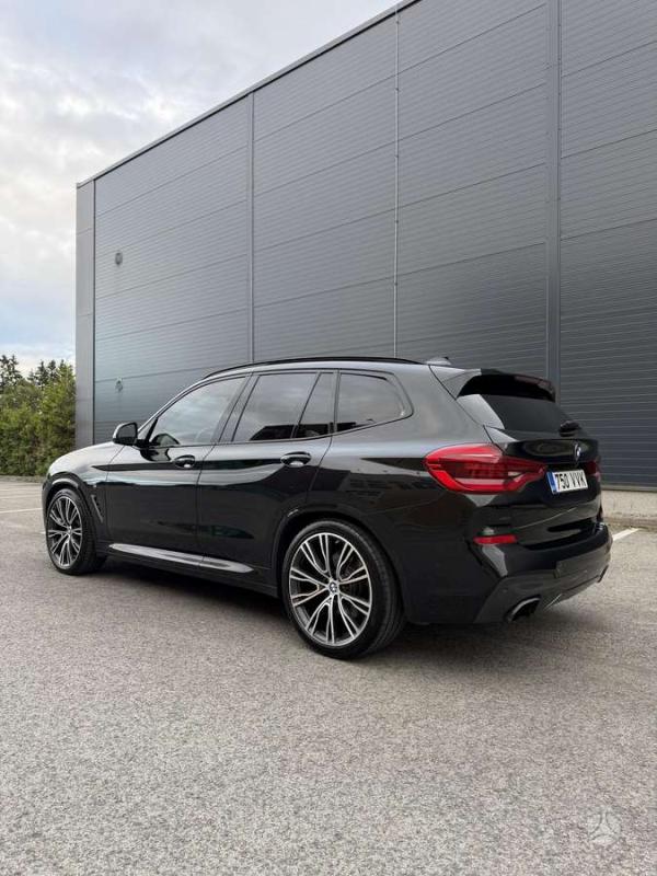 Black BMW X3 2019 in Tallinn, with an engine capacity of 2.99 L and mileage of 177 thousand km for 31900 €, photo 6 on AUTOMOTO.COM.LV