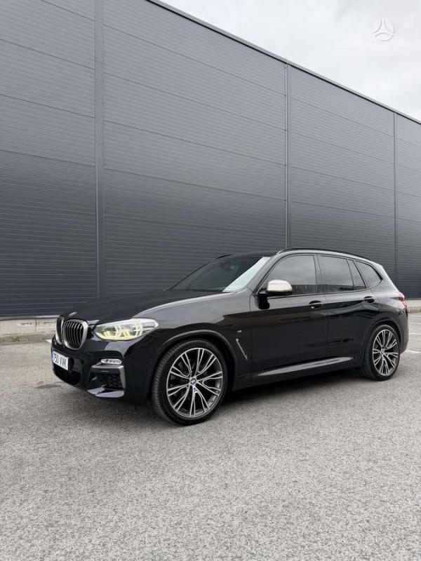 Black BMW X3 2019 in Tallinn, with an engine capacity of 2.99 L and mileage of 177 thousand km for 31900 €, photo 8 on AUTOMOTO.COM.LV