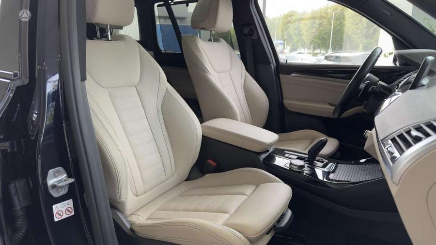 Black BMW X3 2019 in Marijampole, with an engine capacity of 2.00 L and mileage of 178 thousand km for 24999 €, photo 17 on AUTOMOTO.COM.LV