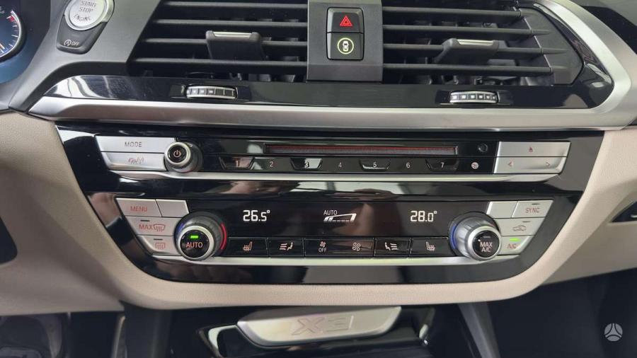 Black BMW X3 2019 in Marijampole, with an engine capacity of 2.00 L and mileage of 178 thousand km for 24999 €, photo 31 on AUTOMOTO.COM.LV
