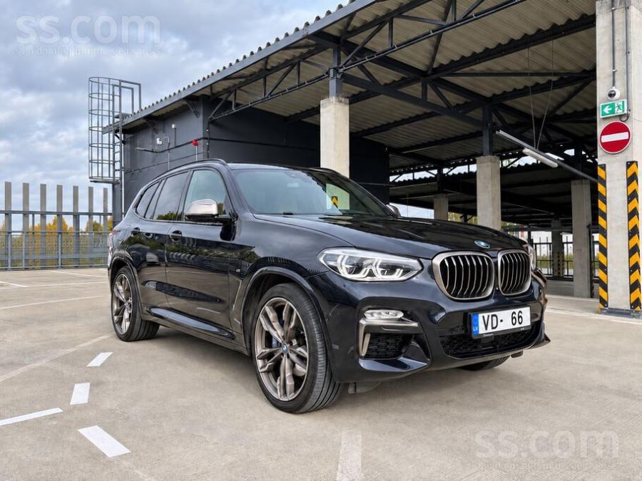 Black BMW X3 2019 in Riga, with an engine capacity of 3.00 L and mileage of 173 thousand km for 29900 €, photo 4 on AUTOMOTO.COM.LV