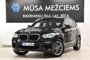 Melns BMW X3 2019 Rīga, ar dzinēja tilpumu 2.00 L un nobraukumu 115 tūkst. km par 25990 €, foto  vietnē AUTOMOTO.COM.LV