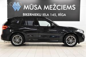Black BMW X3 2019 in Riga, with an engine capacity of 2.00 L and mileage of 115 thousand km for 25990 €, photo 5 on AUTOMOTO.COM.LV