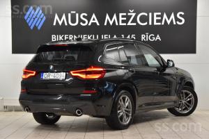 Black BMW X3 2019 in Riga, with an engine capacity of 2.00 L and mileage of 115 thousand km for 25990 €, photo 7 on AUTOMOTO.COM.LV
