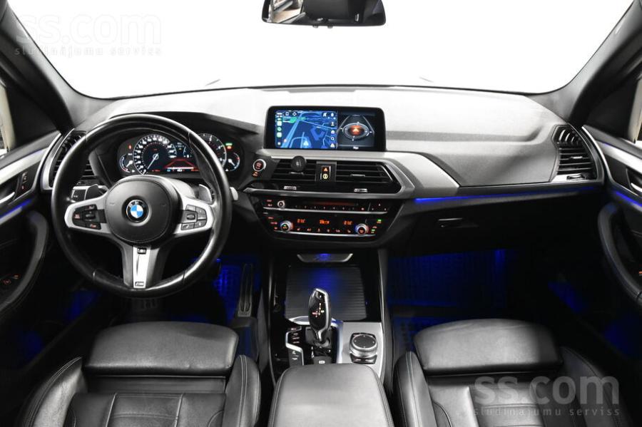 Black BMW X3 2019 in Riga, with an engine capacity of 2.00 L and mileage of 115 thousand km for 25990 €, photo 14 on AUTOMOTO.COM.LV