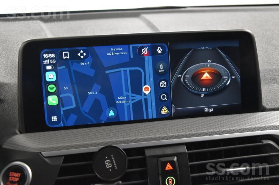 Black BMW X3 2019 in Riga, with an engine capacity of 2.00 L and mileage of 115 thousand km for 25990 €, photo 20 on AUTOMOTO.COM.LV