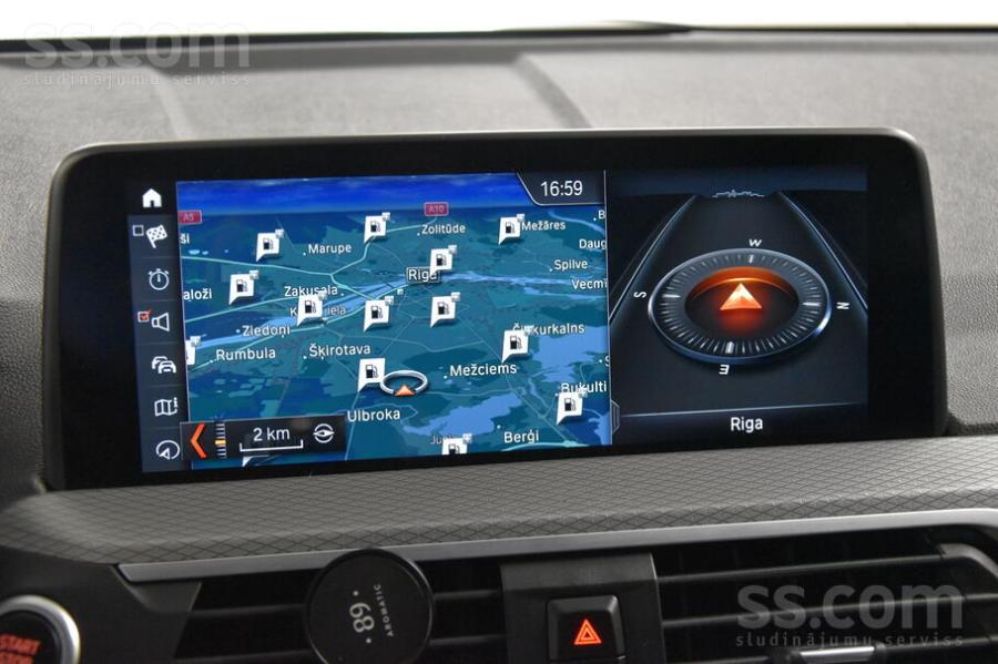 Black BMW X3 2019 in Riga, with an engine capacity of 2.00 L and mileage of 115 thousand km for 25990 €, photo 22 on AUTOMOTO.COM.LV