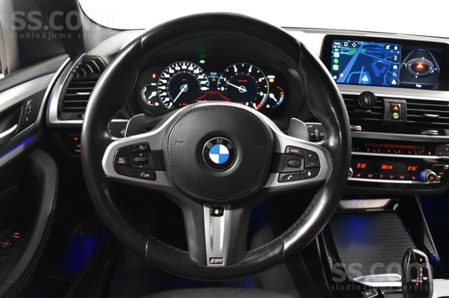 Black BMW X3 2019 in Riga, with an engine capacity of 2.00 L and mileage of 115 thousand km for 25990 €, photo 26 on AUTOMOTO.COM.LV