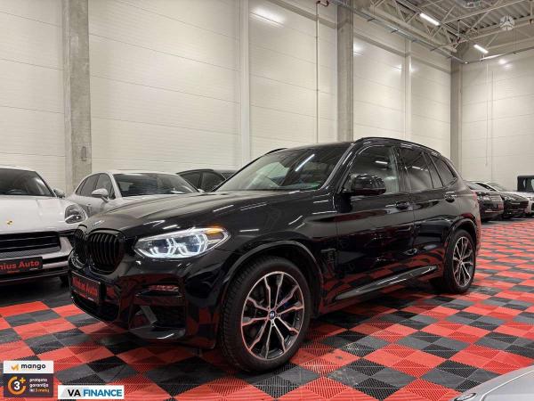 Black BMW X3 2020 in Vilnius, with an engine capacity of 2.00 L and mileage of 70 thousand km for 32490 €, photo 1 on AUTOMOTO.COM.LV