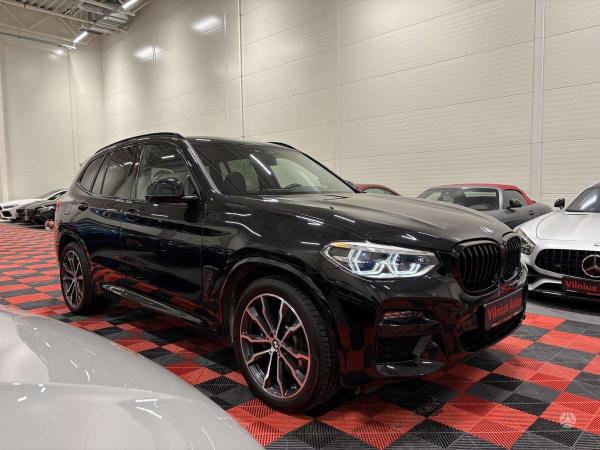 Black BMW X3 2020 in Vilnius, with an engine capacity of 2.00 L and mileage of 70 thousand km for 32490 €, photo 3 on AUTOMOTO.COM.LV