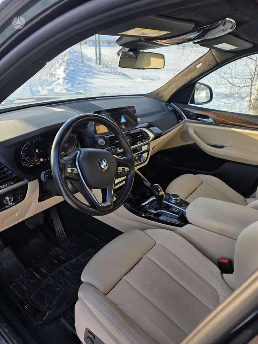 Melns BMW X3 2020 Kretinga, ar dzinēja tilpumu 2.00 L un nobraukumu 51 tūkst. km par 23900 €, foto 6 vietnē AUTOMOTO.COM.LV