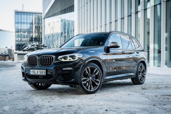 Black BMW X3 2020 in Vilnius, with an engine capacity of 3.00 L and mileage of 92 thousand km for 36499 €, photo 1 on AUTOMOTO.COM.LV