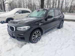 Black BMW X3 2020 in Kaunas, with an engine capacity of 2.00 L and mileage of 190 thousand km for 23000 €, photo 2 on AUTOMOTO.COM.LV