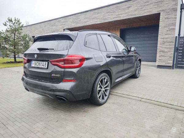 Black BMW X3 2020 in Vilnius, with an engine capacity of 3.00 L and mileage of 73 thousand km for 32000 €, photo 2 on AUTOMOTO.COM.LV