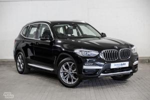 Black BMW X3 2020 in Vilnius, with an engine capacity of 2.00 L and mileage of 70 thousand km for 27491 €, photo 4 on AUTOMOTO.COM.LV