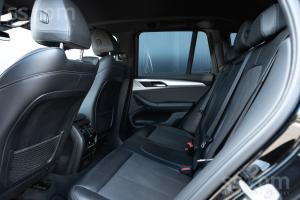 Black BMW X3 2020 in Riga, with an engine capacity of 2.00 L and mileage of 63 thousand km for 28500 €, photo 9 on AUTOMOTO.COM.LV