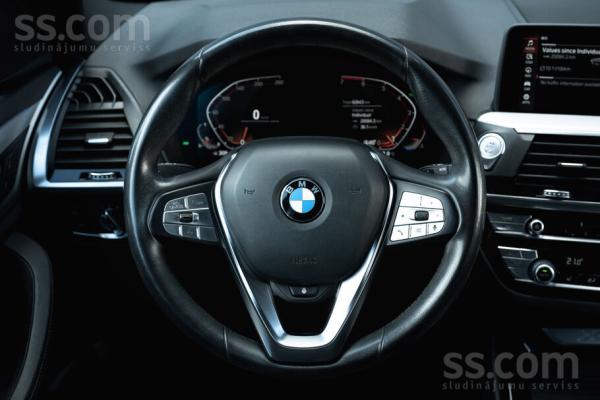 Melns BMW X3 2020 Rīga, ar dzinēja tilpumu 2.00 L un nobraukumu 63 tūkst. km par 28500 €, foto 10 vietnē AUTOMOTO.COM.LV
