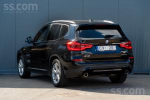 Black BMW X3 2020 in Riga, with an engine capacity of 2.00 L and mileage of 63 thousand km for 28500 €, photo 17 on AUTOMOTO.COM.LV