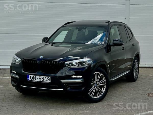 Black BMW X3 2020 in Riga, with an engine capacity of 2.00 L and mileage of 165 thousand km for 27490 €, photo 1 on AUTOMOTO.COM.LV