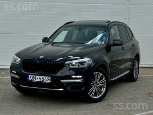 Black BMW X3 2020 in Riga, with an engine capacity of 2.00 L and mileage of 165 thousand km for 27490 €, photo  on AUTOMOTO.COM.LV