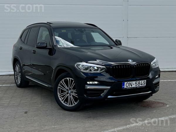 Black BMW X3 2020 in Riga, with an engine capacity of 2.00 L and mileage of 165 thousand km for 27490 €, photo 2 on AUTOMOTO.COM.LV