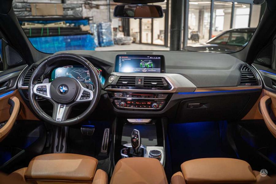 Black BMW X3 2020 in Kaunas, with an engine capacity of 2.00 L and mileage of 84 thousand km for 29300 €, photo 11 on AUTOMOTO.COM.LV