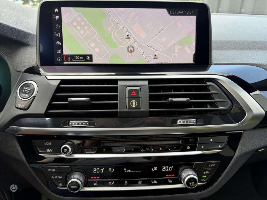 Melns BMW X3 2020 Kauņa, ar dzinēja tilpumu 2.00 L un nobraukumu 248 tūkst. km par 22800 €, foto 18 vietnē AUTOMOTO.COM.LV