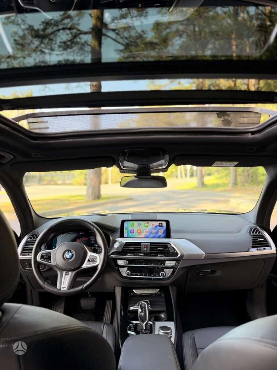 Black BMW X3 2020 in Kaunas, with an engine capacity of 2.00 L and mileage of 127 thousand km for 29700 €, photo 9 on AUTOMOTO.COM.LV