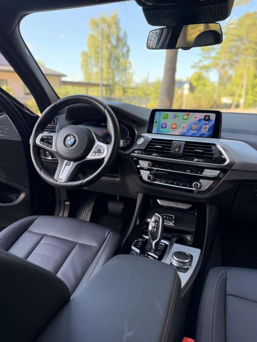 Black BMW X3 2020 in Kaunas, with an engine capacity of 2.00 L and mileage of 127 thousand km for 29700 €, photo 10 on AUTOMOTO.COM.LV