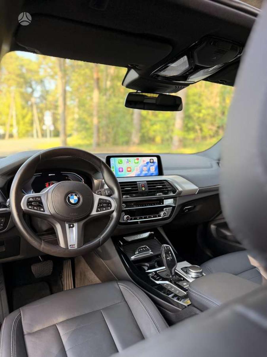 Black BMW X3 2020 in Kaunas, with an engine capacity of 2.00 L and mileage of 127 thousand km for 29700 €, photo 28 on AUTOMOTO.COM.LV