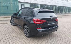Black BMW X3 2020 in Tukums, with an engine capacity of 2.00 L and mileage of 183 thousand km for 26990 €, photo 6 on AUTOMOTO.COM.LV