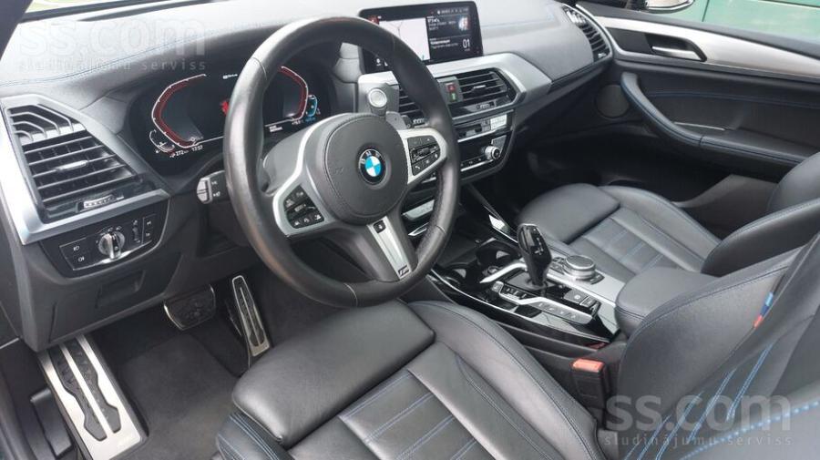 Black BMW X3 2020 in Tukums, with an engine capacity of 2.00 L and mileage of 183 thousand km for 26990 €, photo 12 on AUTOMOTO.COM.LV