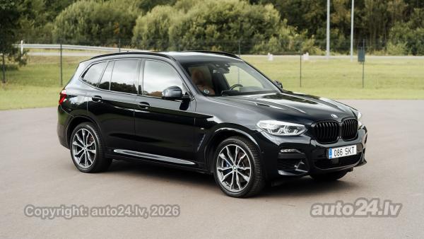 Black BMW X3 2020 in Tallinn, with an engine capacity of 2.00 L and mileage of 168 thousand km for 27500 €, photo 4 on AUTOMOTO.COM.LV