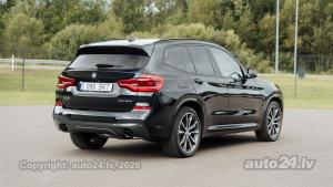 Black BMW X3 2020 in Tallinn, with an engine capacity of 2.00 L and mileage of 168 thousand km for 27500 €, photo 6 on AUTOMOTO.COM.LV