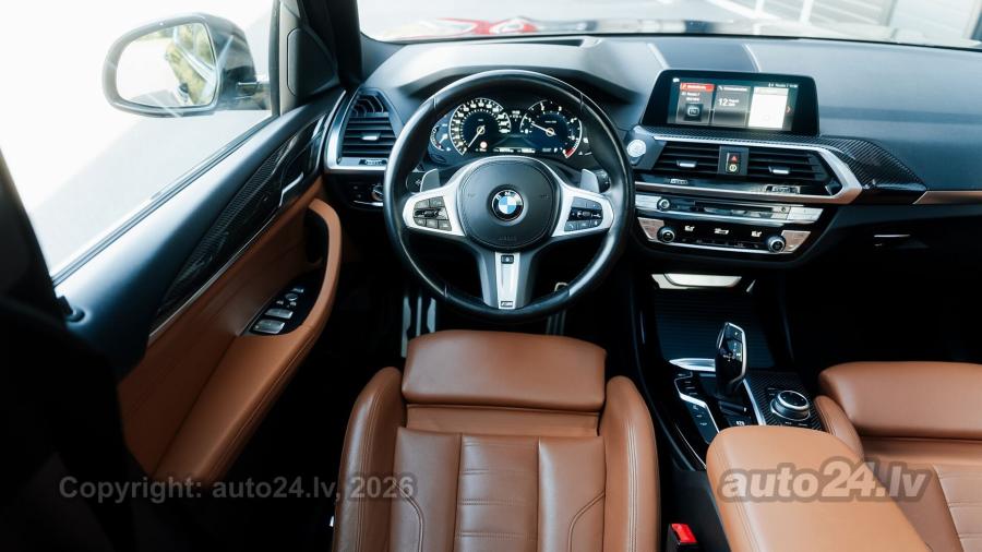 Black BMW X3 2020 in Tallinn, with an engine capacity of 2.00 L and mileage of 168 thousand km for 27500 €, photo 8 on AUTOMOTO.COM.LV