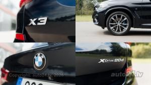 Black BMW X3 2020 in Tallinn, with an engine capacity of 2.00 L and mileage of 168 thousand km for 27500 €, photo 14 on AUTOMOTO.COM.LV
