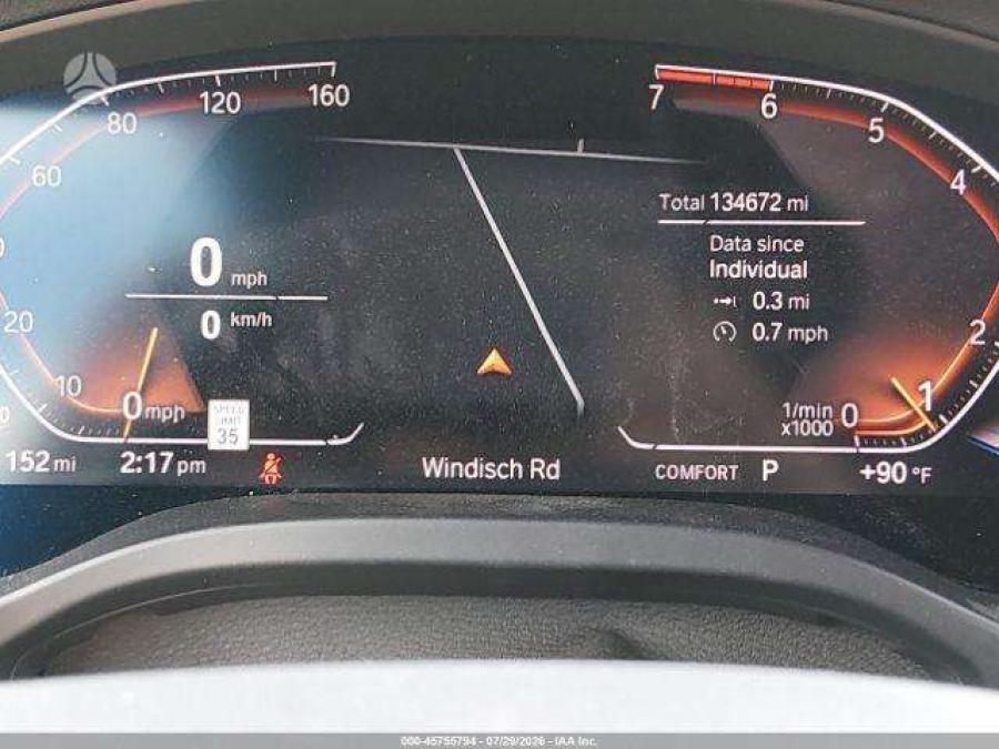 Black BMW X3 2020 in Klaipeda, with an engine capacity of 2.00 L and mileage of 217 thousand km for 10300 €, photo 13 on AUTOMOTO.COM.LV