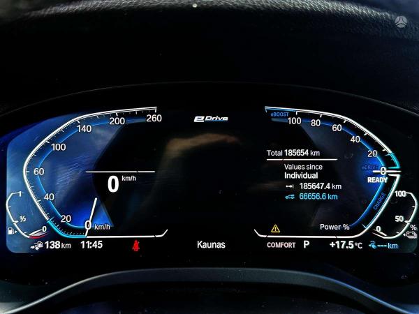 Black BMW X3 2020 in Kaunas, with an engine capacity of 2.00 L and mileage of 185 thousand km for 22900 €, photo 7 on AUTOMOTO.COM.LV