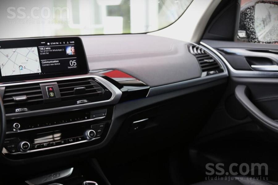 Melns BMW X3 2020 Rīga, ar dzinēja tilpumu 2.00 L un nobraukumu 156 tūkst. km par 23995 €, foto 10 vietnē AUTOMOTO.COM.LV