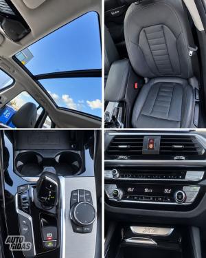 Black BMW X3 2020 in Kaunas, with an engine capacity of 3.00 L and mileage of 155 thousand km for 28999 €, photo 20 on AUTOMOTO.COM.LV
