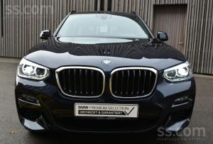 Black BMW X3 2021 in Riga, with an engine capacity of 3.00 L and mileage of 144 thousand km for 26700 €, photo 3 on AUTOMOTO.COM.LV