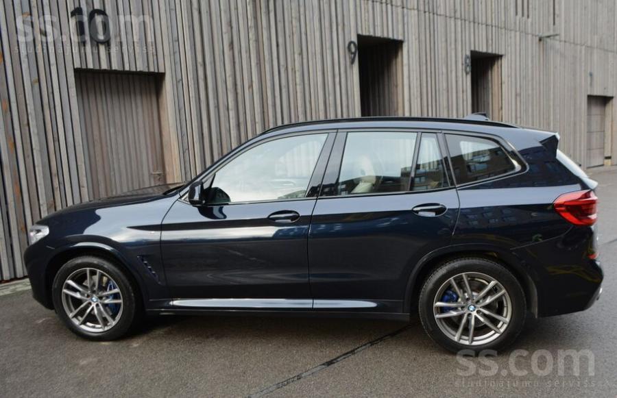 Black BMW X3 2021 in Riga, with an engine capacity of 3.00 L and mileage of 144 thousand km for 26700 €, photo 31 on AUTOMOTO.COM.LV