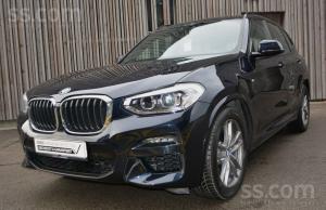 Black BMW X3 2021 in Riga, with an engine capacity of 3.00 L and mileage of 144 thousand km for 26700 €, photo 33 on AUTOMOTO.COM.LV