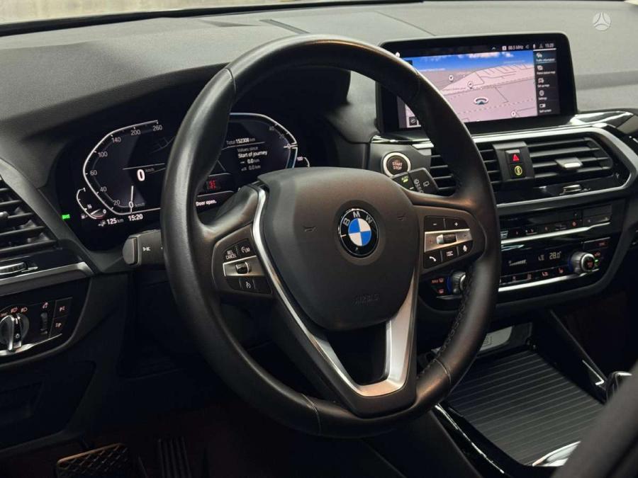 Melns BMW X3 2021 Viļņa, ar dzinēja tilpumu 2.00 L un nobraukumu 152 tūkst. km par 28190 €, foto 9 vietnē AUTOMOTO.COM.LV