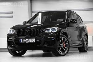 Black BMW X3 2021 in Tukums, with an engine capacity of 2.00 L and mileage of 0 thousand km for 34777 €, photo  on AUTOMOTO.COM.LV