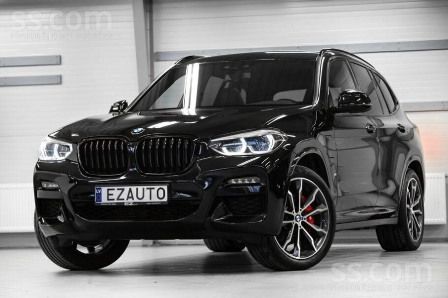 Melns BMW X3 2021 Tukums, ar dzinēja tilpumu 2.00 L un nobraukumu 0 tūkst. km par 34777 €, foto 1 vietnē AUTOMOTO.COM.LV